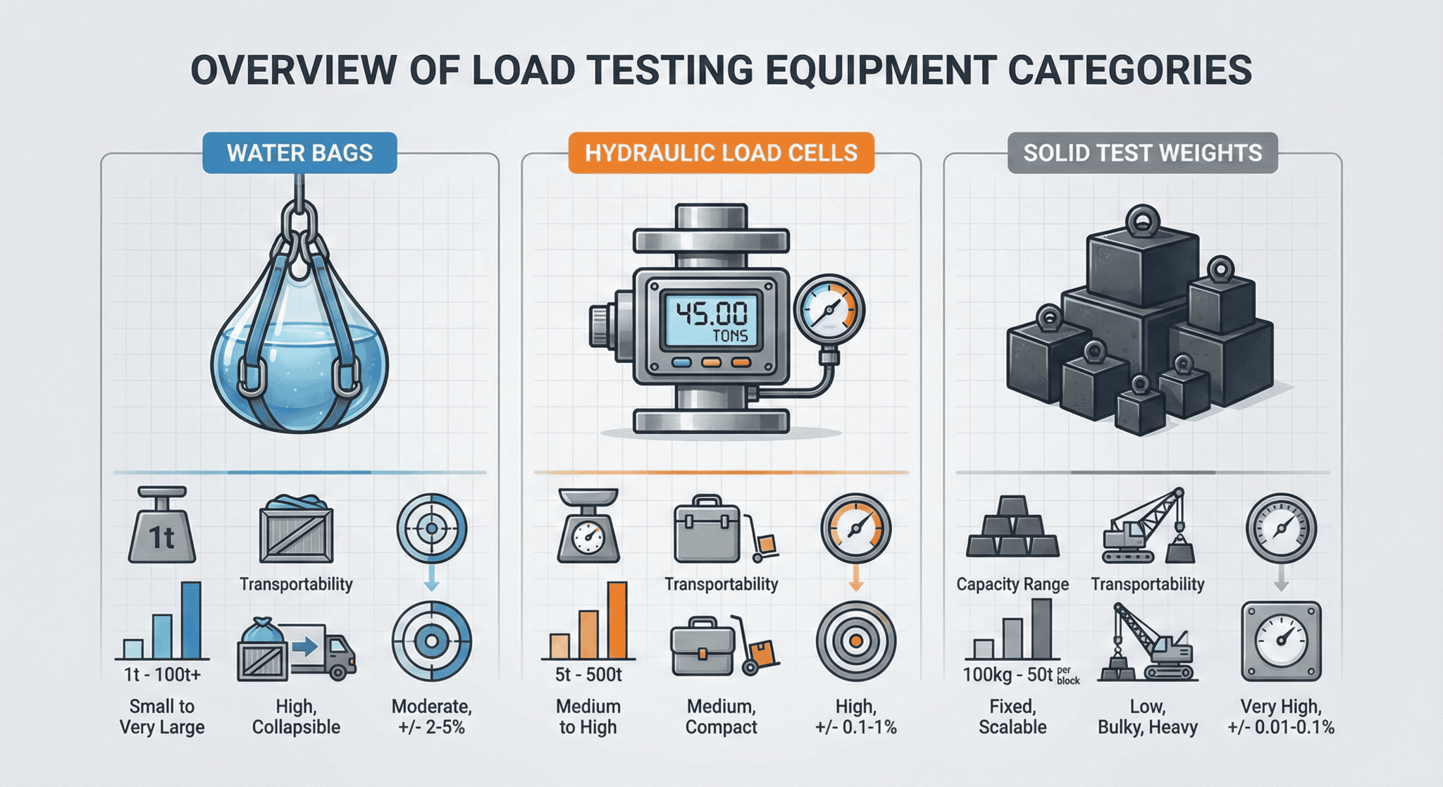Types of Load Testing Equipment Used for Lifting Gear Certification ...